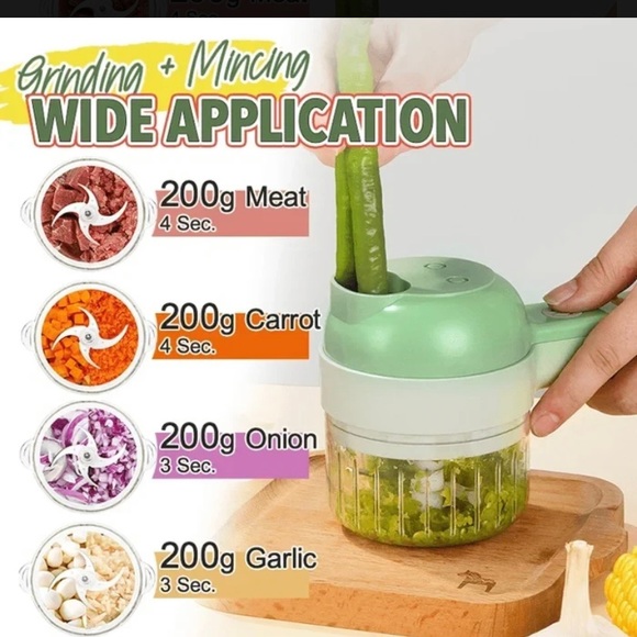 unbranded | Kitchen | Vegetable Mincer Electric Vegetable Cutter New ...